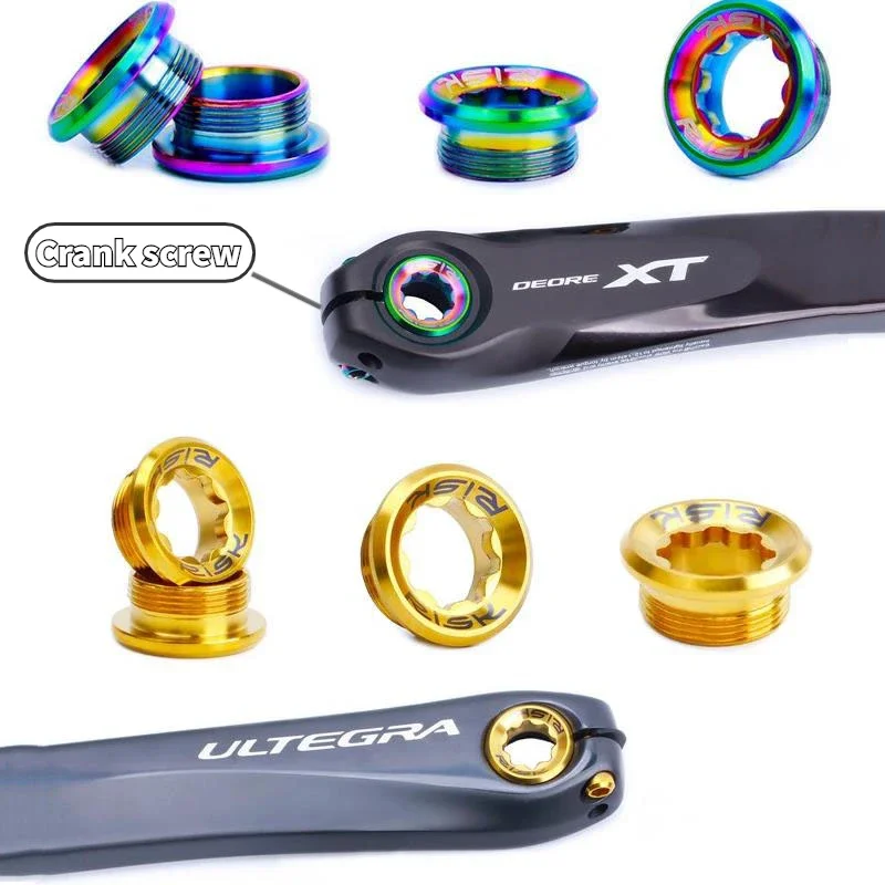 Mountain-Bike-Integrated-Tooth-Disk-Crank-Cover-M20mm-Center-Shaft-Lock ...