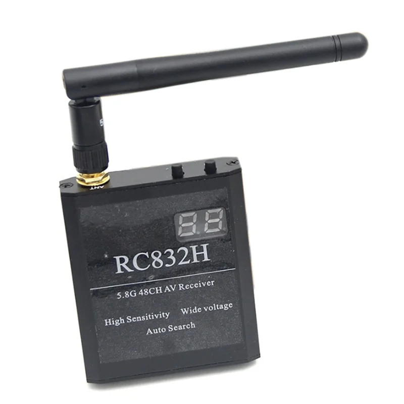 AINY RC832H 5.8G 48CH Video Receiver 12V Automatic Channel Search for ...