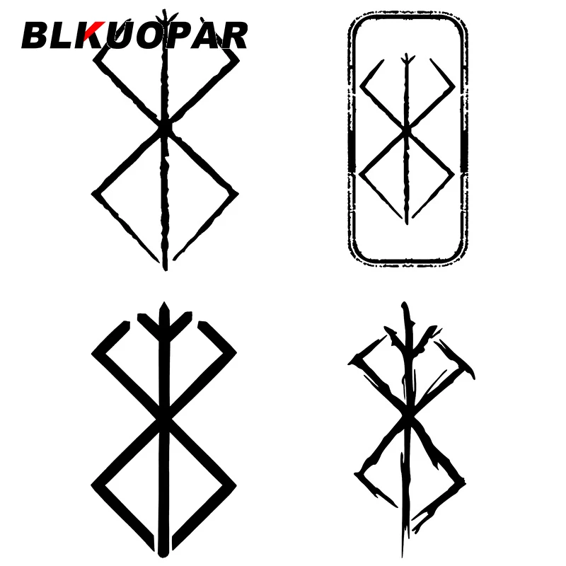 BLKUOPAR-Berserk-Rune-Adesivos-De-Carro-DIY-Vinyl-Creative-Decal ...