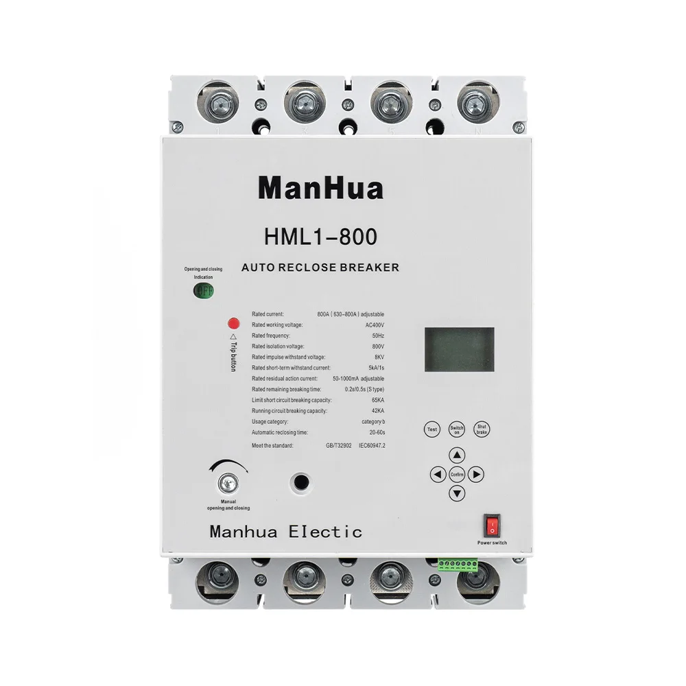 ManHua-800A-Smart-Remote-Control-Electronic-MCCB-AC400V-Auto-Reclose ...