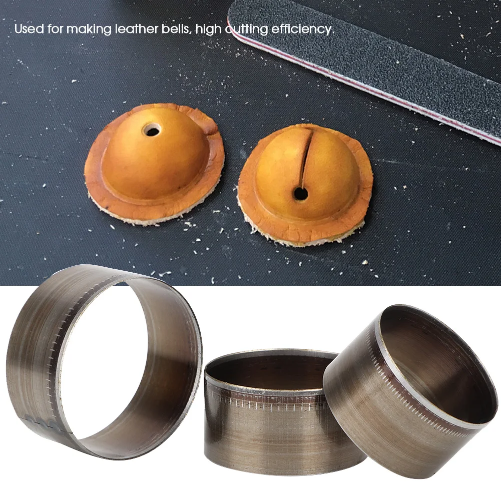 Leathercraft Round Shape Leather Cutter Knife Mold Die Template Cutting ...