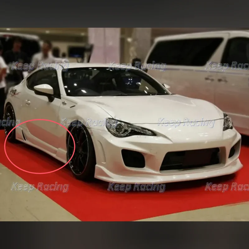 Tuning INGS N-SPEC Style Fiberglass Side Skirt For Toyota 13-21 FT86 ...