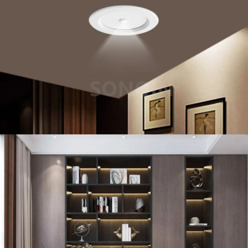 Radar Human induction 15W LED Ceiling Light Smart Home Motion Sensor 7w ...