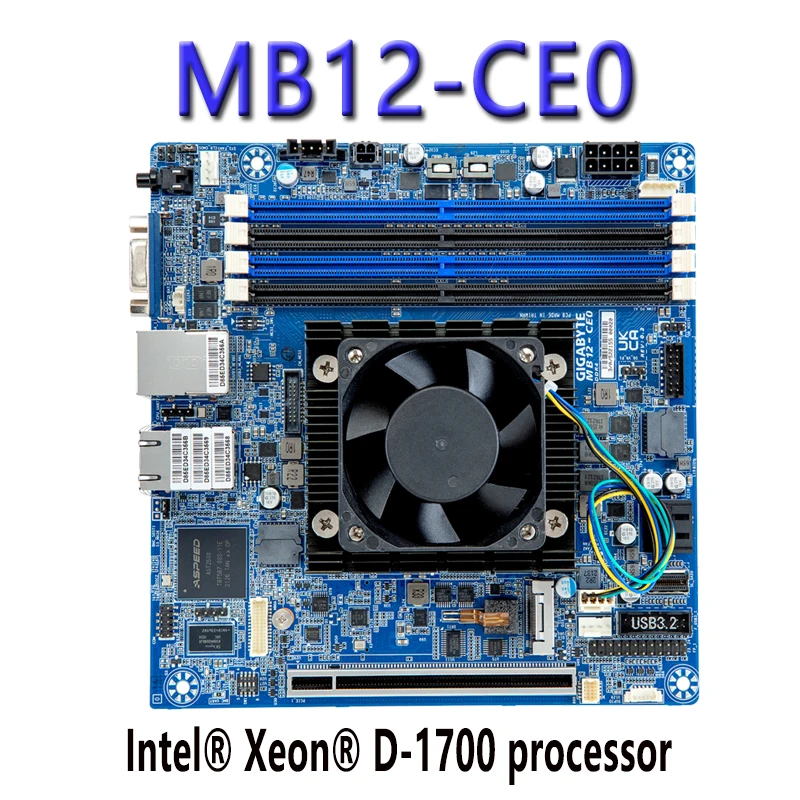 For-Gigabyte-MB12-CE0-rev-100-Motherboard-ChatGpt-Xeon-D-1700-Processor ...