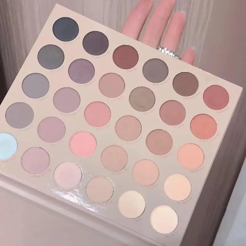 30-Colors-Eye-Shadow-Plate-Matte-Pearl-Eyeshadow-Girl-Beginner ...