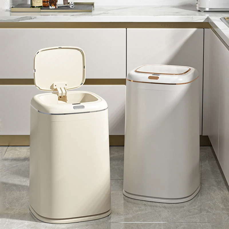 New-40L-Luxury-bin-Smart-Trash-Can-Household-Automatic-Induction-Trash ...
