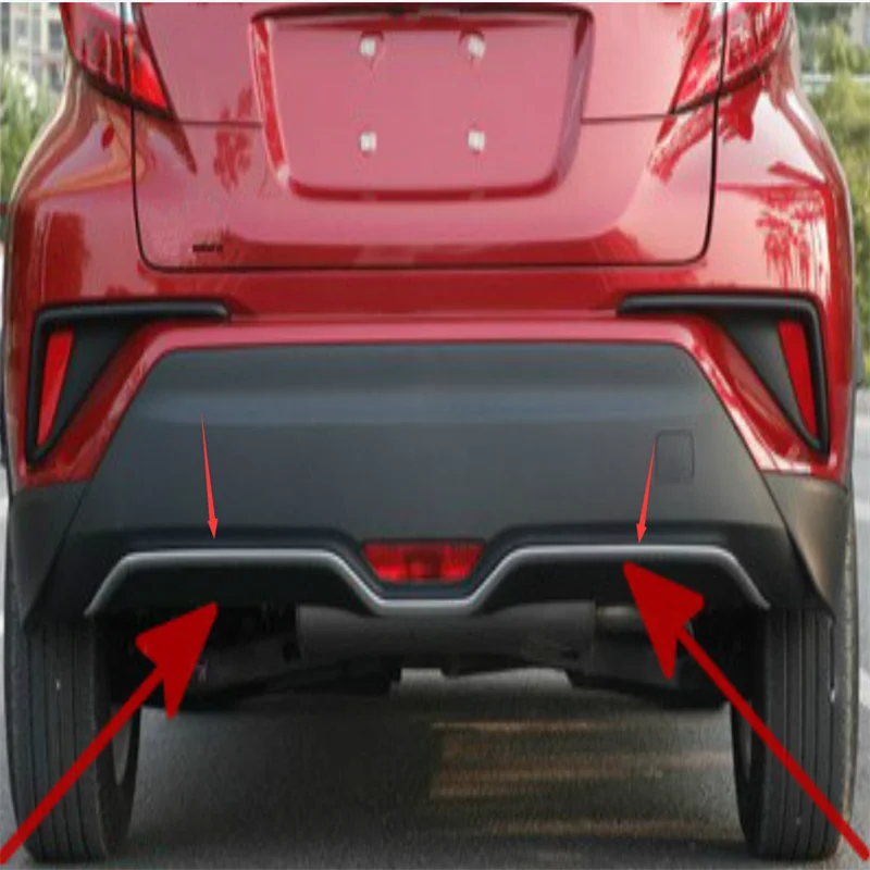 High-quality-ABS-Chrome-Rear-Bumper-Trim-Body-Trunk-Bumper-Bright-Bar ...