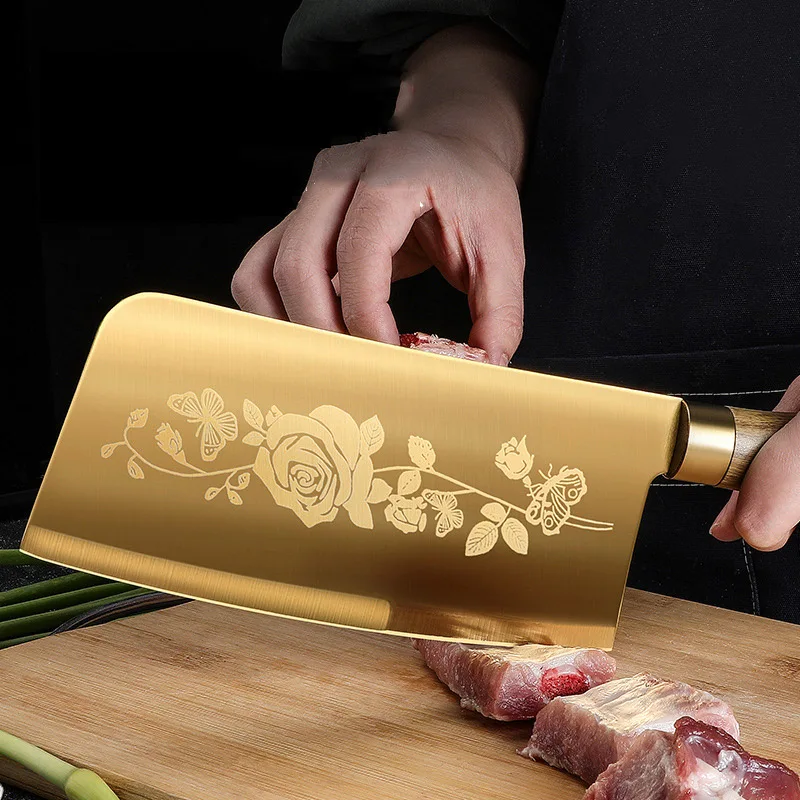 Golden-Titanium-Plated-Kitchen-Knives-Bone-Chef-Silcing-Fruit-Meat ...
