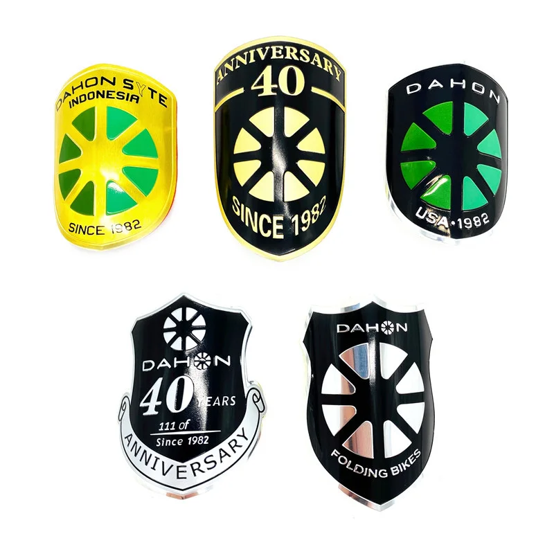 For Dahon Folding Bike Stickers Aluminum Alloy Logo Commemorative ...