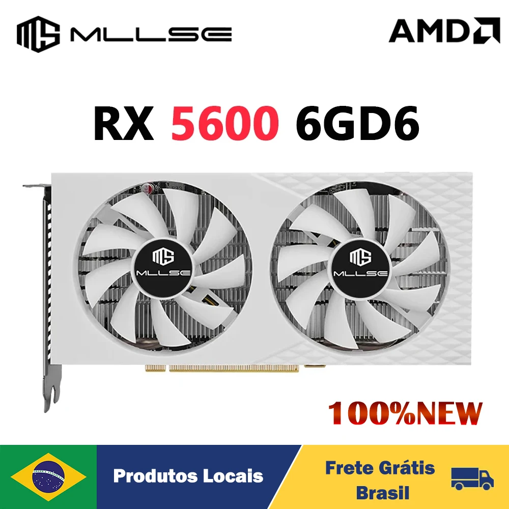 MLLSE-New-Radeon-RX5600-Graphic-Card-GDDR6-6GB-Gaming-Computer-GPU-AMD ...