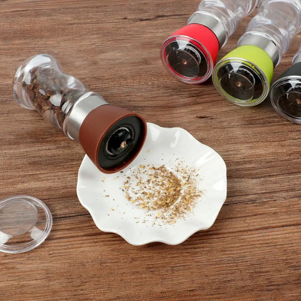 Portable Salt Grinder Manual Pepper Mill Hand Twist Spice Kitchen ...