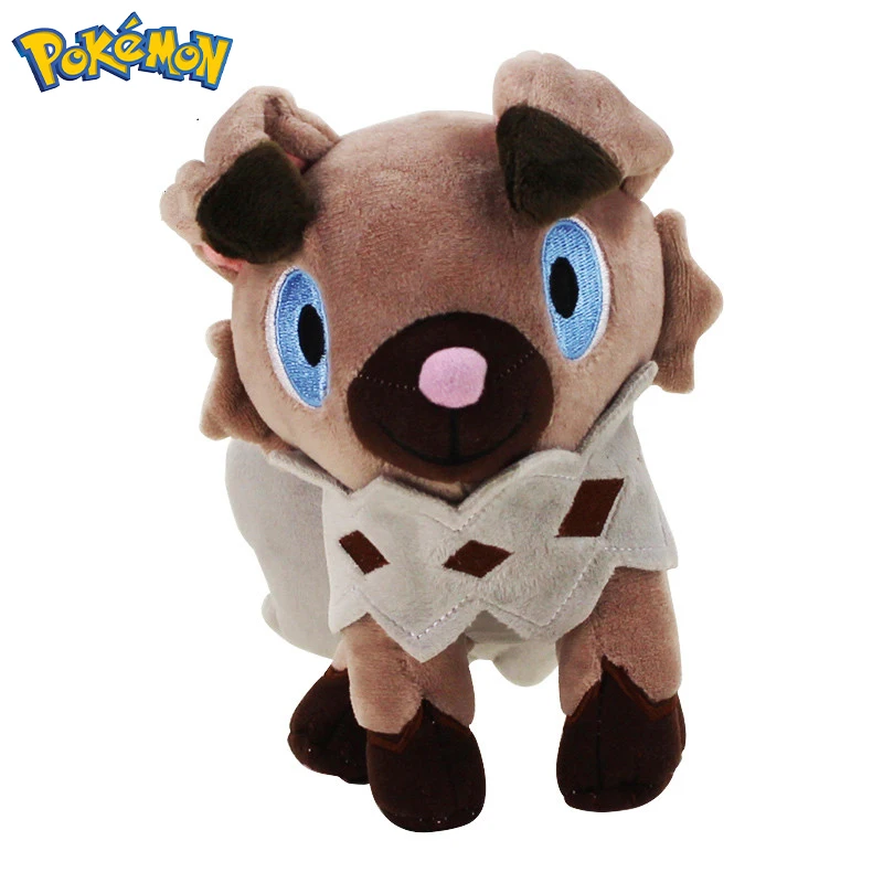 TAKARA-TOMY-Pokemon-New-Anime-Rockruff-Plush-Toys-Soft-Stuffed-Animals ...