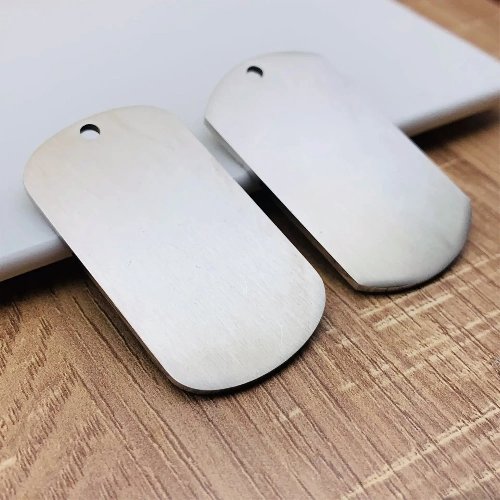 30pcs-Brushed-Stainless-Steel-Blank-Tags-for-Laser-Lettering-Engraving ...