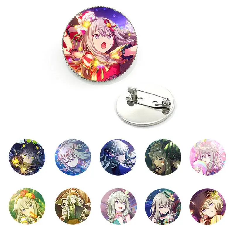 TAFREE-SEKAI-Anime-Kusanagi-Nene-Brooch-Pins-silver-Brooch-Pin-For ...