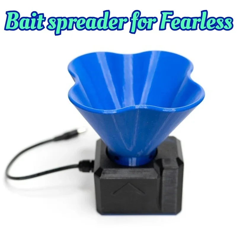 Outdoor Electric Wireless Remote Control Baits Spreader Portable Long ...