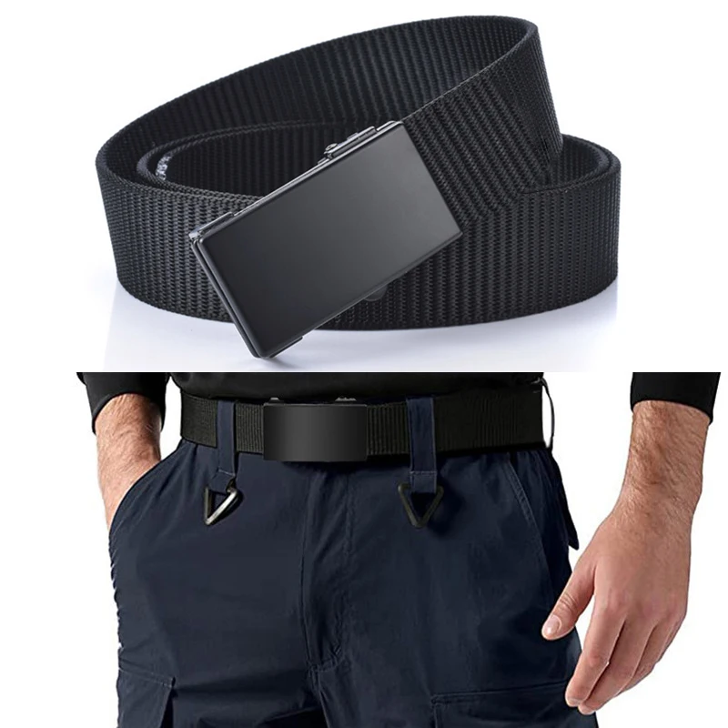 New-Men-s-Belt-Canvas-Casual-Versatile-Pants-Belt-Simple-Automatic ...