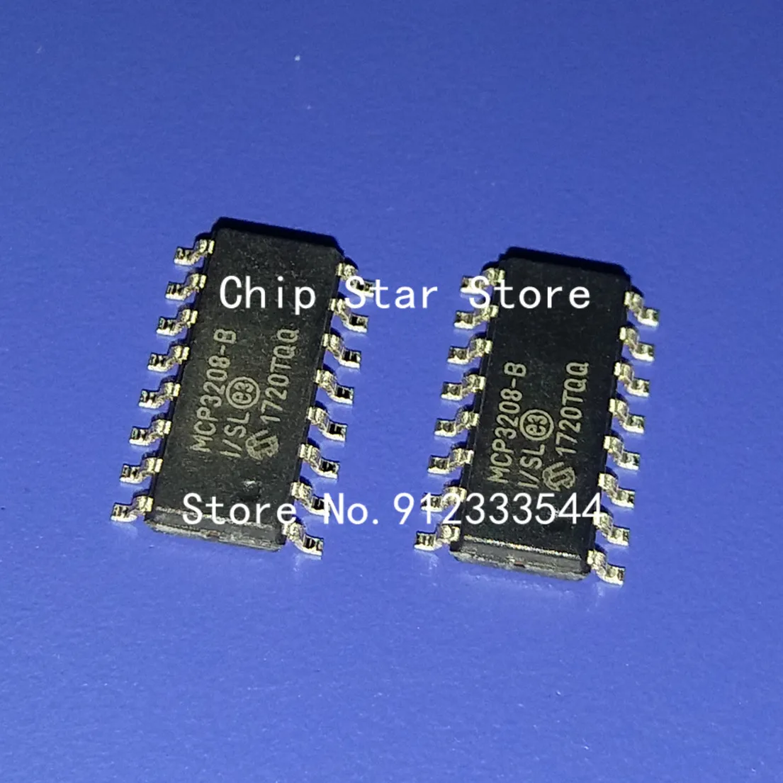 2-50pcs MCP3208-BI/SL MCP3208 12-bit Analogue-to-Digital Converter SOIC16 100%New And Original