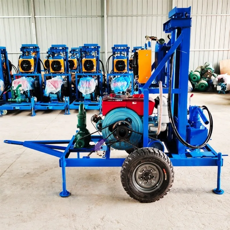 100m Hydraulic Borehole Drilling Machine Geotechnical Investigation ...
