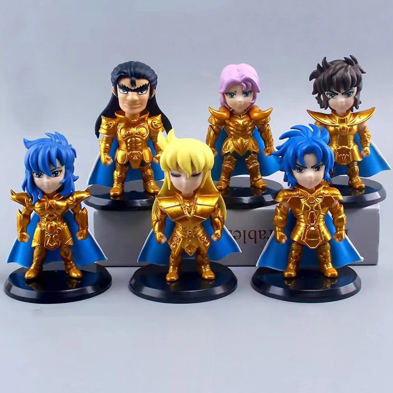 5Pcs/Set Gold Saint Seiya Figure Seiya Legend of Sanctuary Action ...