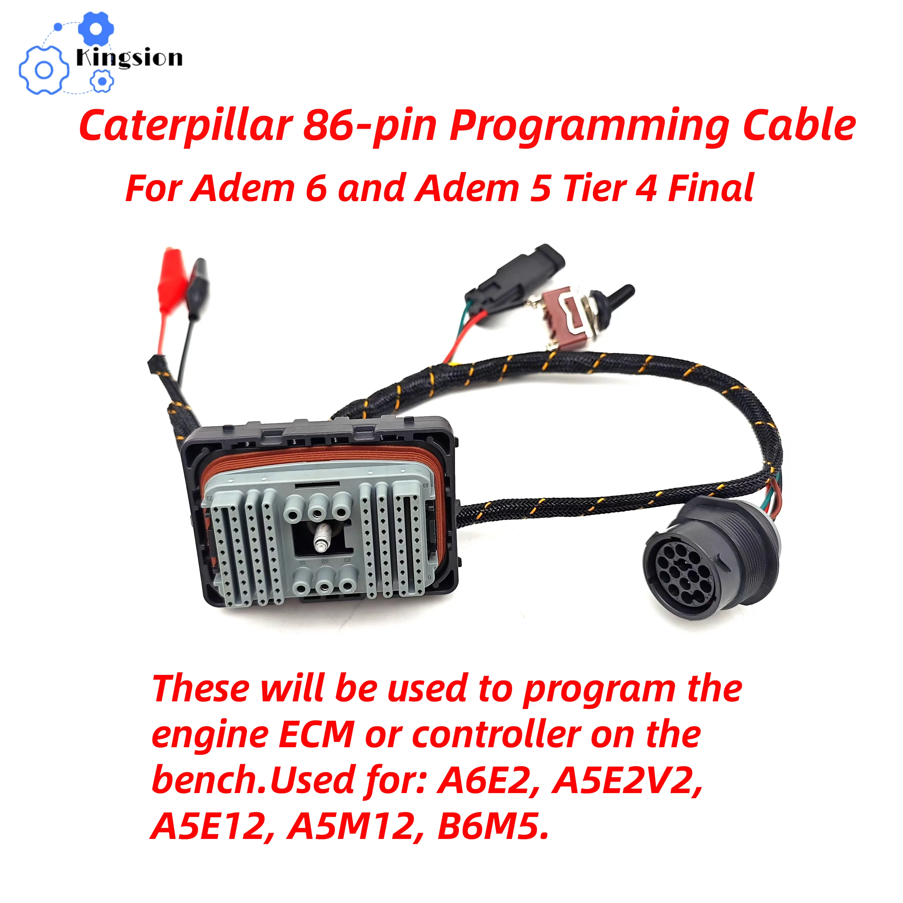 For-Caterpillar-Adem-6-and-Adem-5-Tier-4-Final-86-pin-Programming-Cable ...