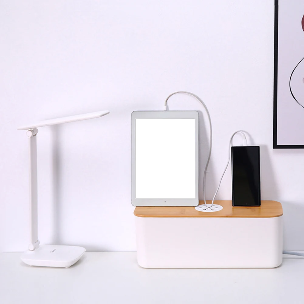 Cable-Management-Box-Wire-Organizer-Bins-Protect-Cables-Power-Line ...