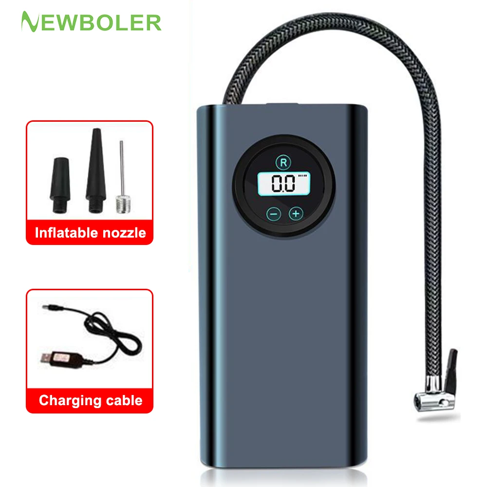 NEWBOLER-Rechargeable-Air-Pump-Tire-Inflator-Portable-Compressor-Air ...