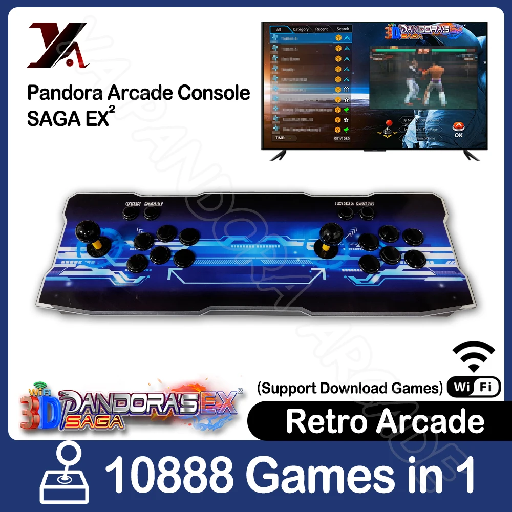 10888-in-1-Pandora-Box-Arcade-Console-3D-Wi-Fi-Retro-Games-Arcade ...