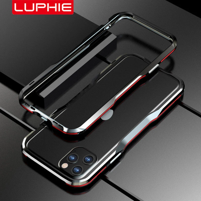 Luphie-Metal-Bumper-for-iPhone-12-Pro-Max-11-Case-SE-Aluminium-Frame ...