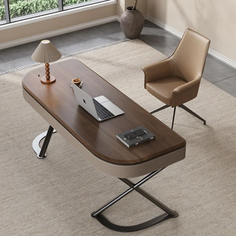 Executive Modern Table Computer Office Workshop Desk Corner Organizer ...