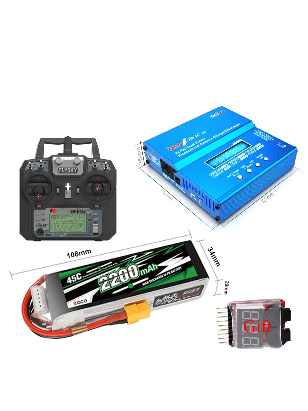 Electronic-Equipment-Kit-For-Change-PNP-to-RTF-include-FS-Radio-ACE ...