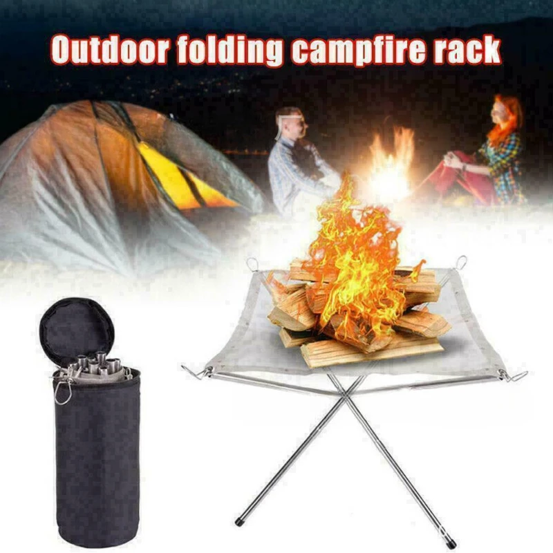 Foyer-portable-pour-l-ext-rieur-feu-de-joie-T1-bois-de-chauffage-pliant ...