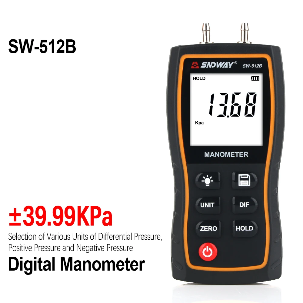 Digital-Differential-Manometer-Handheld-Air-Pressure-Gauge-Negative ...