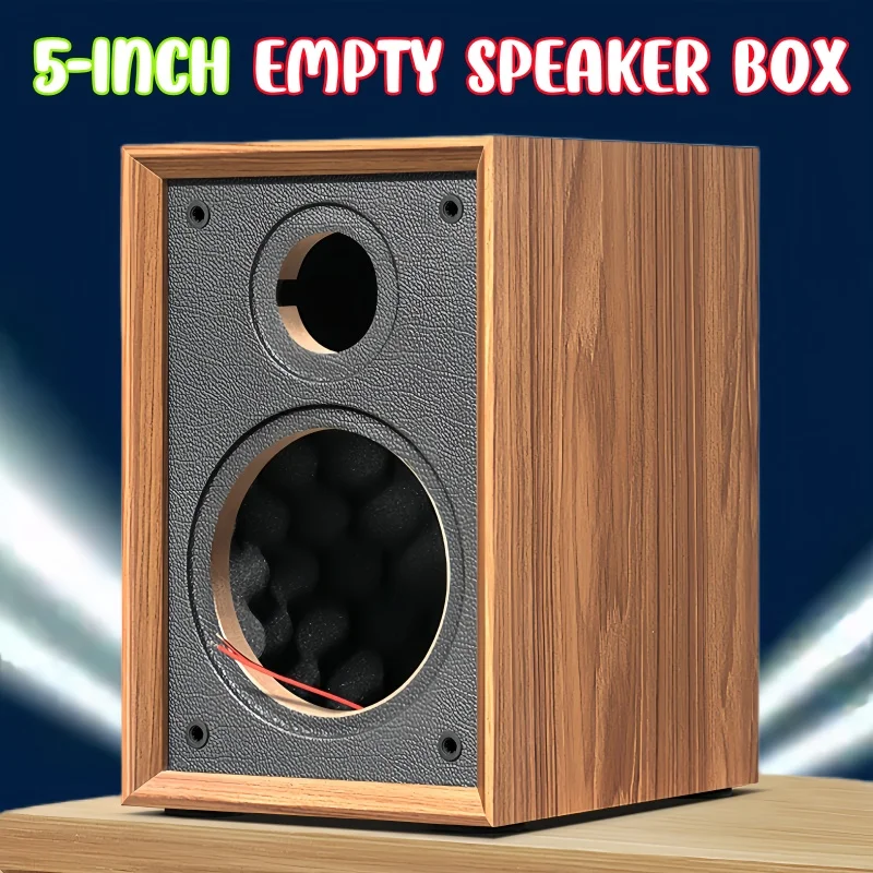 DIY-Passive-Sound-Box-E5-5-inch-Split-frequency-Speaker-Empty-Box-Body ...