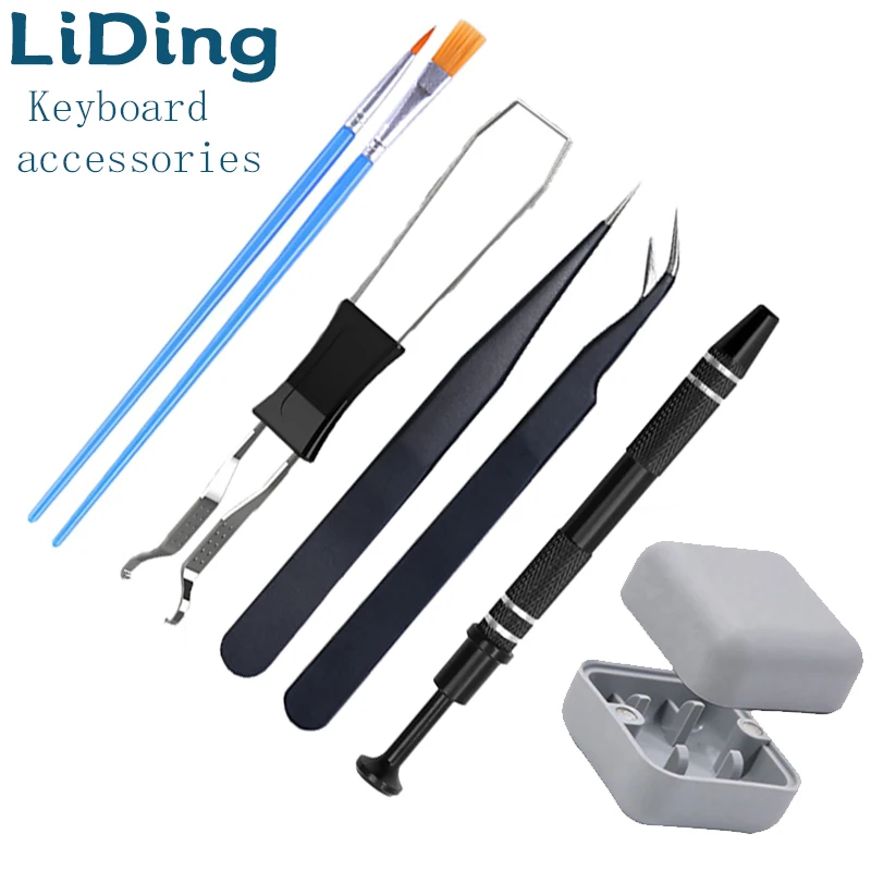 Keyboard-Accessory-Switch-Opener-Keycaps-Puller-Clamp-Tweezers-for-Hot ...