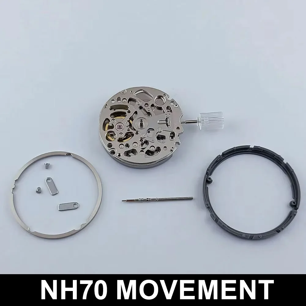NH70-NH70A-Movement-Hollow-Automatic-Watch-Movement-21600-BPH-24-Jewels ...