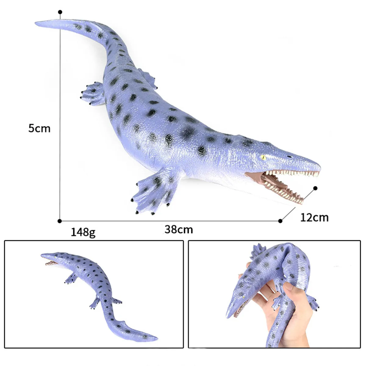 Mosasaurus – figurine de collection en PVC souple, Jouet éducatif pour ...