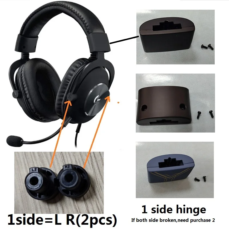 Original-Spare-parts-For-Logitech-G-Pro-X-headphones-Replacement ...