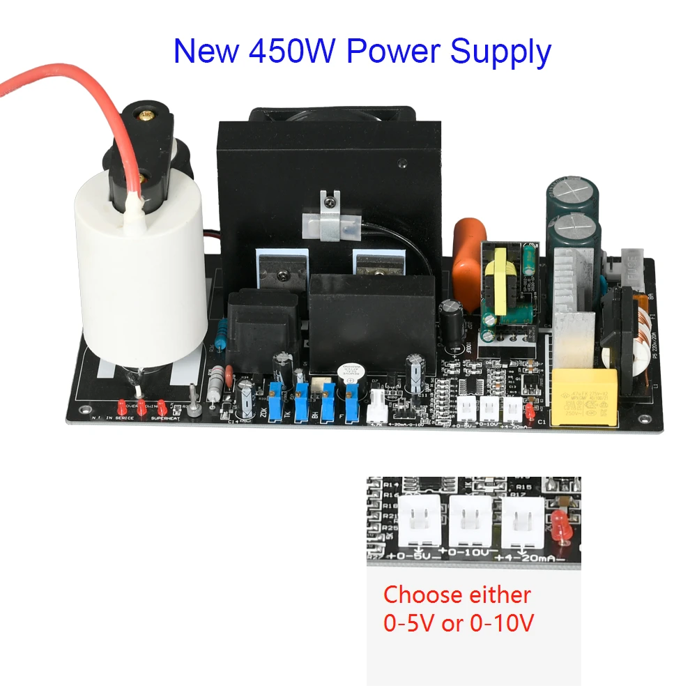 0 450W Ozone Generator Power Supply for 20g/hr Tube Ozone Generator Output HV 7KV/12KHz with ...