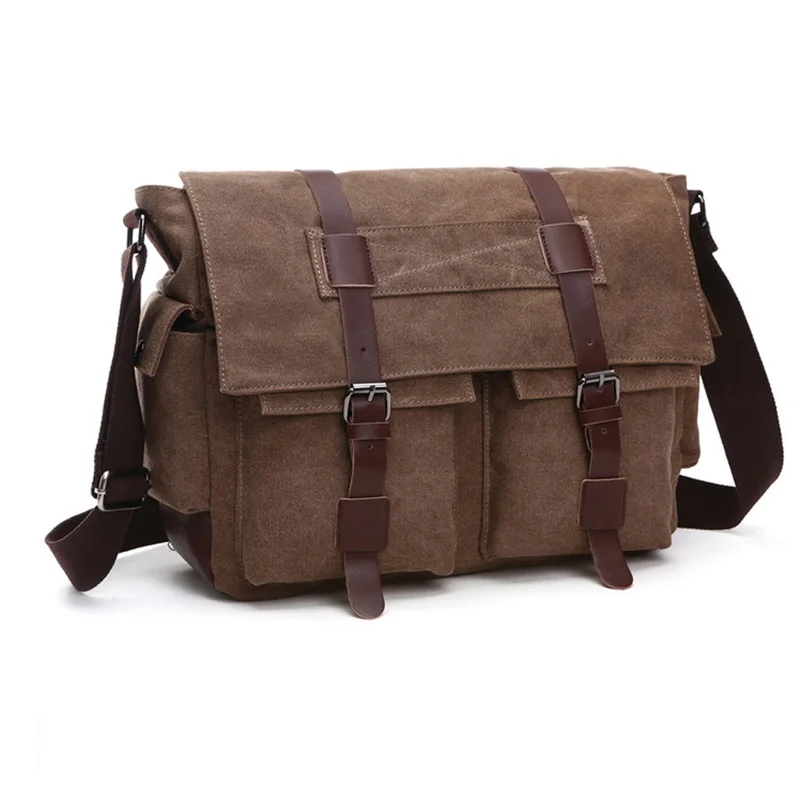 Men Business Messenger Bags For Men Shoulder Bag Vintage Canvas ...
