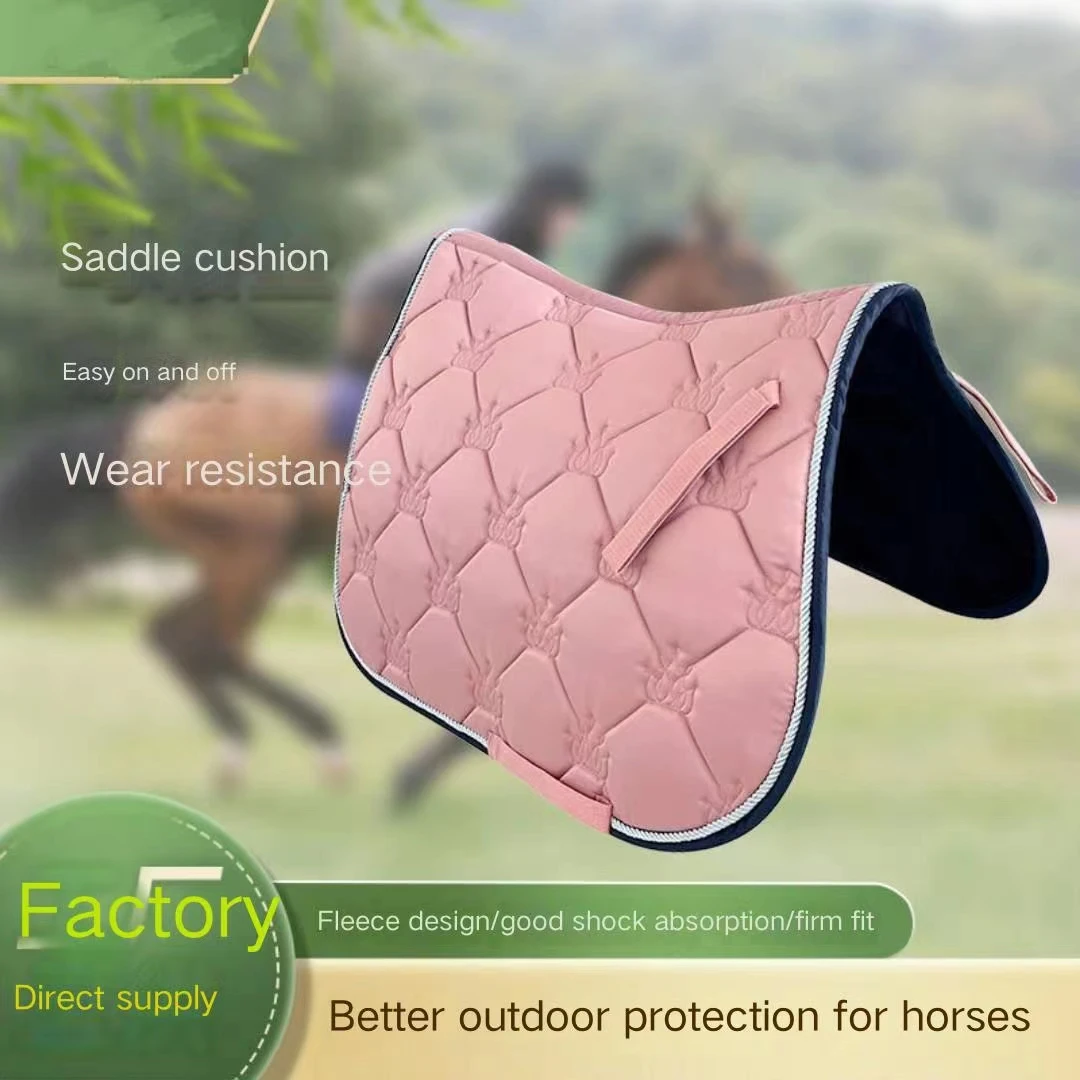 Saddle-Sweat-Pad-Back-Protection-Pad-Velvet-Cloth-Design-Equestrian ...