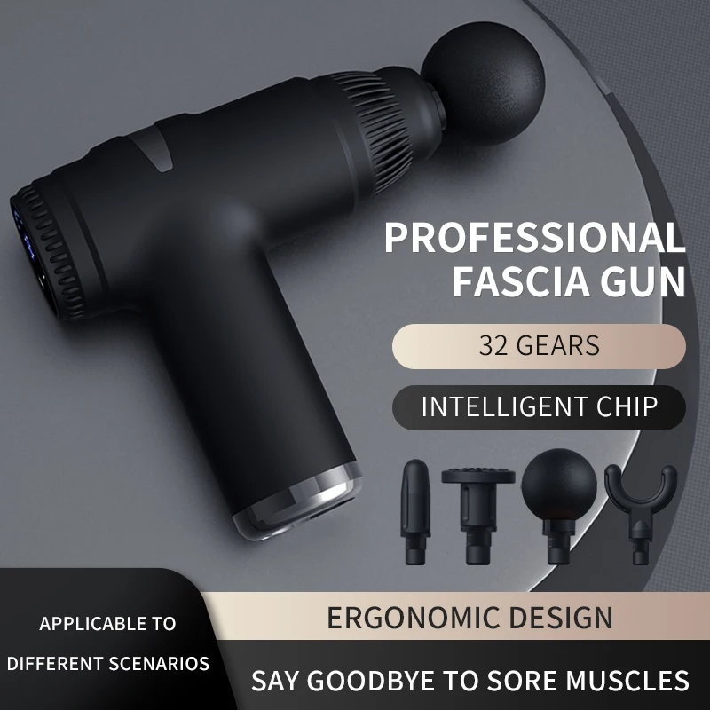 Fascia-Gun-Muscle-Massager-Cervical-Back-Shoulder-Electric-Massagers ...