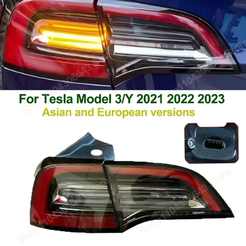 For Tesla Model 3/Y Led Rear Light Assembly Rear Lamp Outer New Led ...