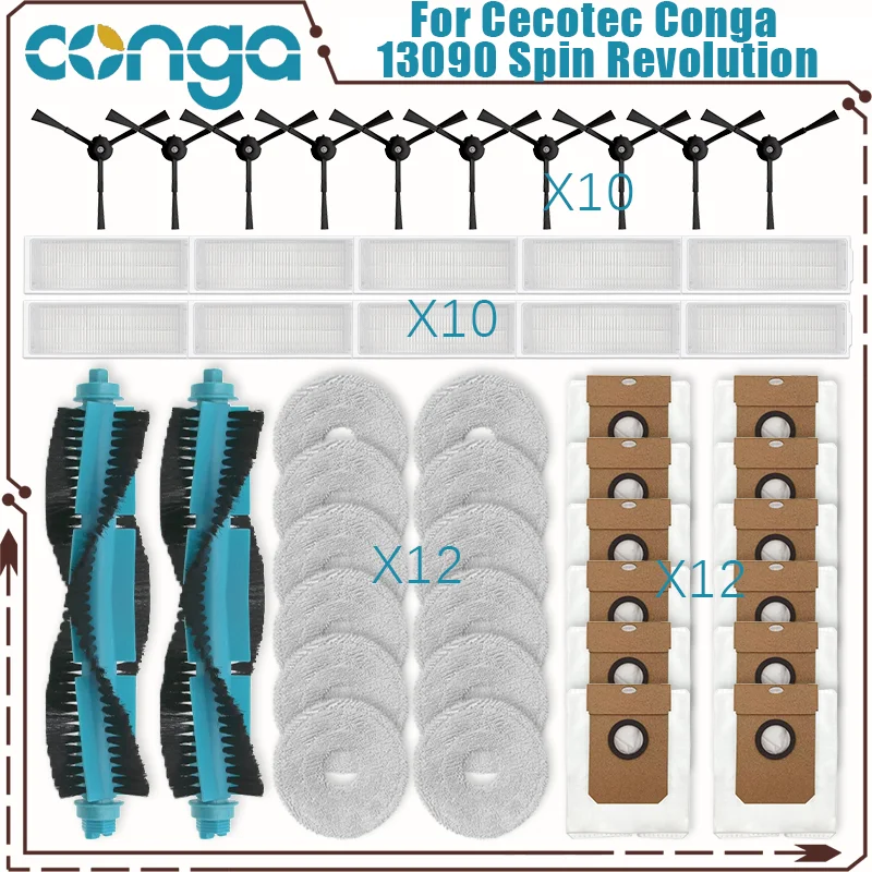 Compatible For Cecotec Conga 13090 Spin Revolution Home Spare Parts ...