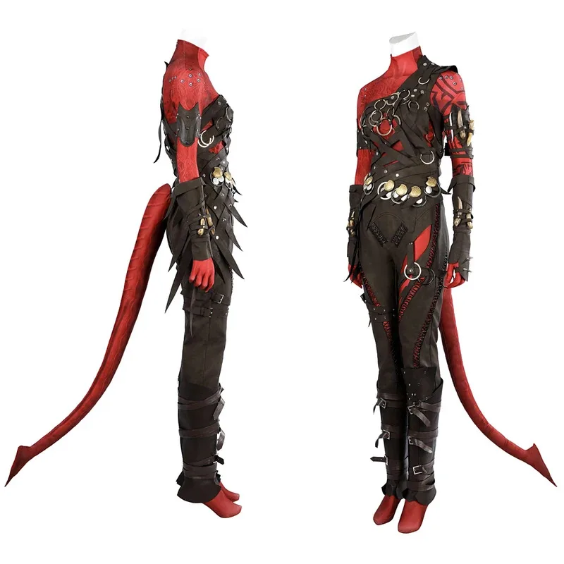 25COSNew BG 3 Karlach Cosplay Costume Woman Baldur Karlach Costumes and ...