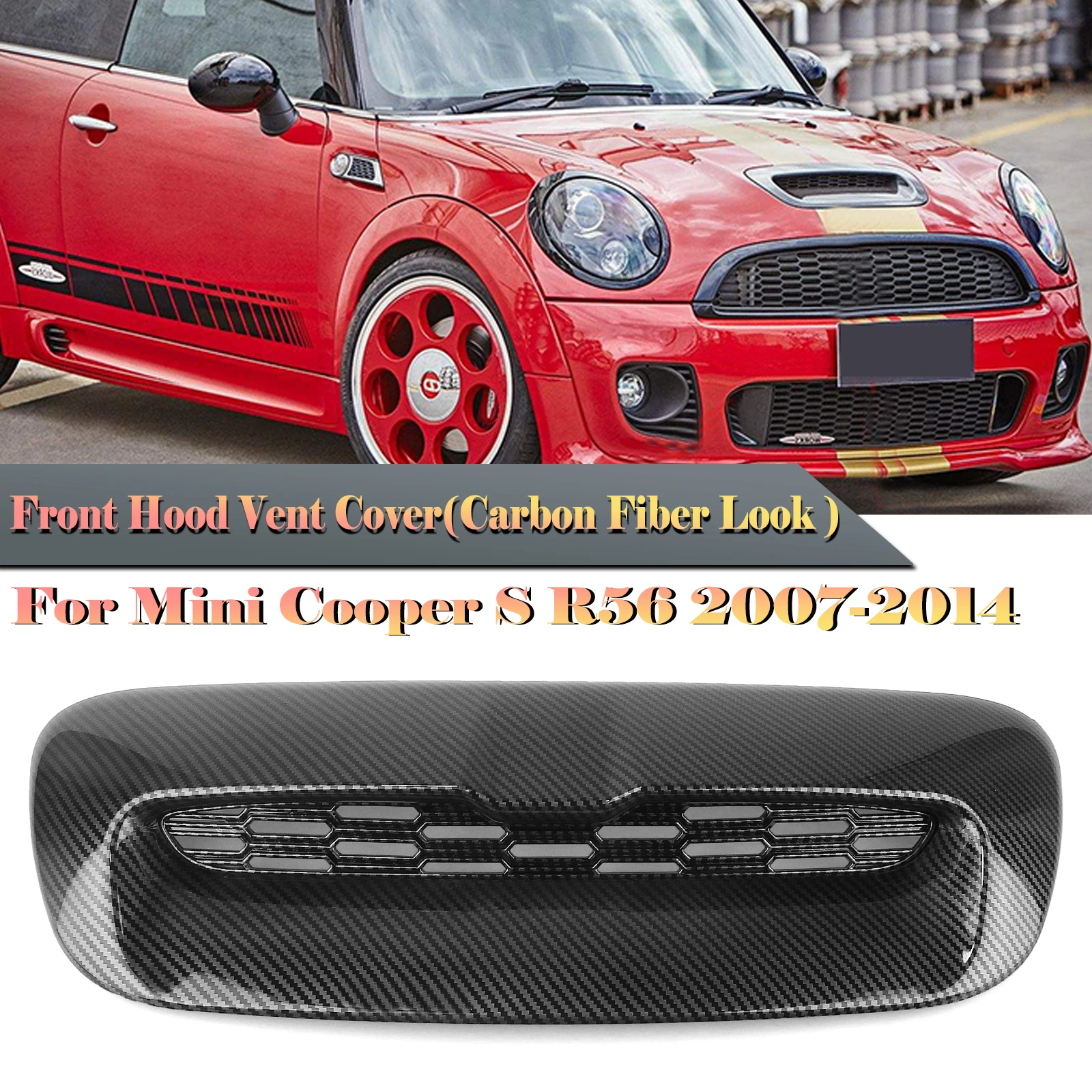 For-Mini-Cooper-S-R56-R55-R57-R58-R59-2007-2014-Front-Air-Vent-Hood ...