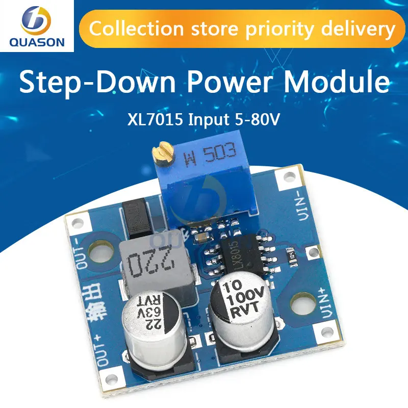 LX8015 DC DC Adjustable Step down Power Module Input 5 80V To 1 62V 1 ...
