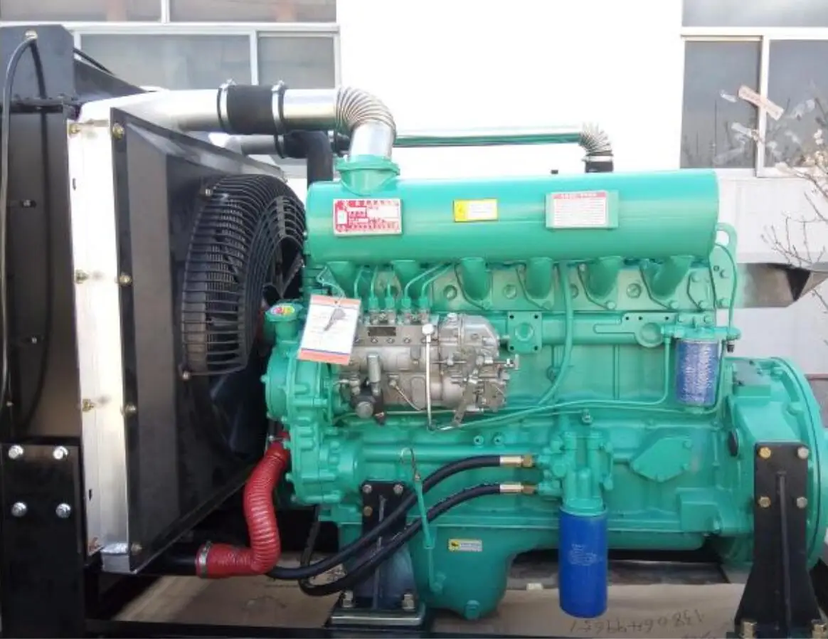 110Kw 137.5kva 150Hp 6 cylinder R6105AZLD Chinese diesel engine water ...