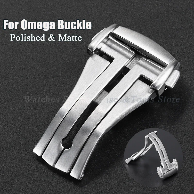 20mm-Folding-Buckle-for-Omega-316L-Stainless-Steel-Buckle-Leather-Band ...