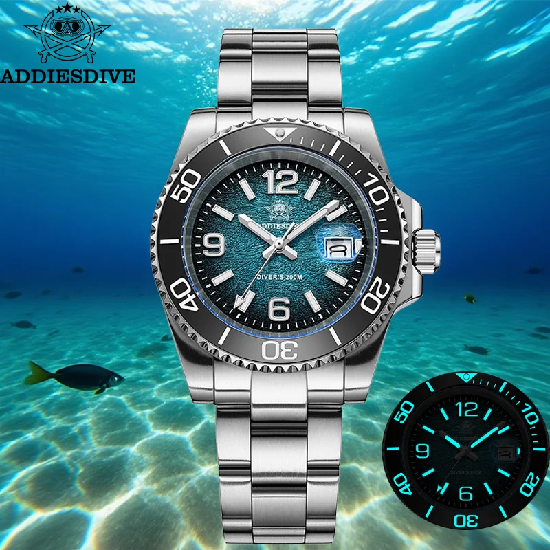 Relojes ADDIESDIVE para Hombre AD2513, moda azul, 41mm, relojes de ...