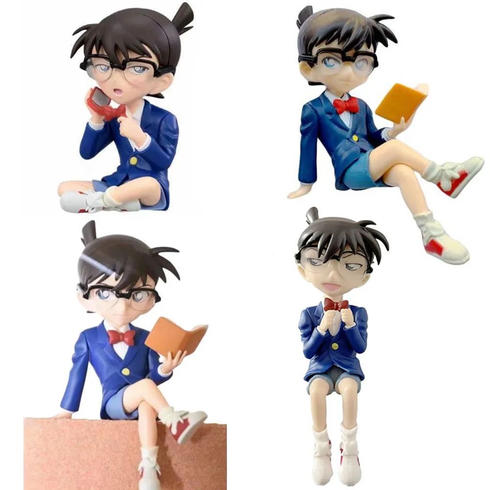 Action Figure Detective Conan | Detective Conan Model | Reading Book ...
